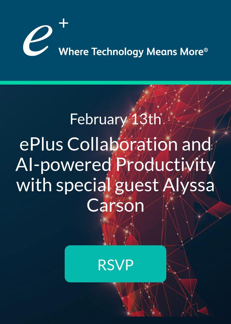 Jeff Millon on LinkedIn: ePlus Collaboration and AI-powered ... Jeff Millon on LinkedIn: ePlus Collaboration and AI-powered ...
