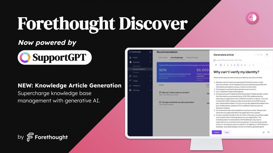 Dave Kleifgen on LinkedIn: Generative AI Leader Forethought Enhances ... Dave Kleifgen on LinkedIn: Generative AI Leader Forethought Enhances ...