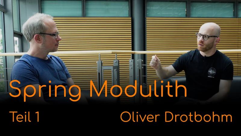 Oliver Drotbohm on LinkedIn: Spring Modulith mit Oliver Drotbohm ... Oliver Drotbohm on LinkedIn: Spring Modulith mit Oliver Drotbohm ...
