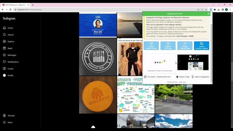 Ray Tierney on LinkedIn: Forensic OSINT: Comprehensive Instagram ... Ray Tierney on LinkedIn: Forensic OSINT: Comprehensive Instagram ...