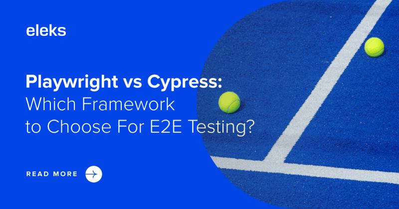 Serhii Sukhomlin on LinkedIn: Playwright vs Cypress: Which One to ... Serhii Sukhomlin on LinkedIn: Playwright vs Cypress: Which One to ...
