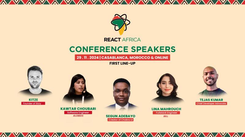 Zouhaier Ben Amor on LinkedIn: React Africa - The React Conference that ... Zouhaier Ben Amor on LinkedIn: React Africa - The React Conference that ...