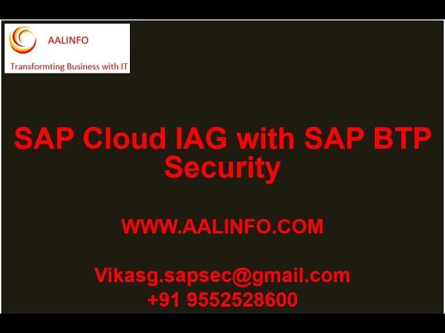 SAP IAG, BTP, GRC AC, GRC PC, RM, Audit Management AALINFO SAP ... SAP IAG, BTP, GRC AC, GRC PC, RM, Audit Management AALINFO SAP ...