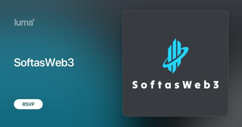 Jan Softa on LinkedIn: SoftasWeb3 · Luma Jan Softa on LinkedIn: SoftasWeb3 · Luma