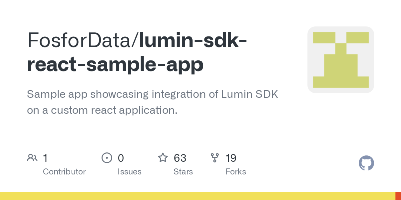 Satyendra Pandit on LinkedIn: GitHub - FosforData/lumin-sdk-react ... Satyendra Pandit on LinkedIn: GitHub - FosforData/lumin-sdk-react ...