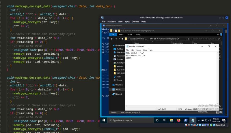 Wayne Shaw on LinkedIn: Malware and cryptography 24: encrypt/decrypt ... Wayne Shaw on LinkedIn: Malware and cryptography 24: encrypt/decrypt ...