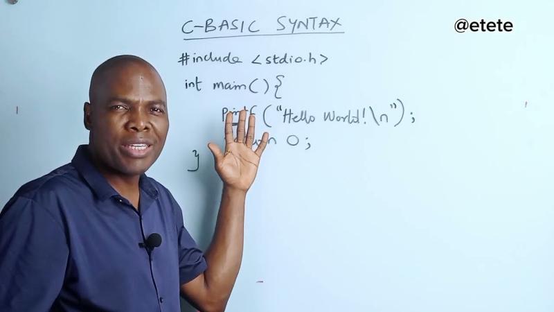 EDIETE MFON on LinkedIn: Basic Syntax: Hello World Program in C ... EDIETE MFON on LinkedIn: Basic Syntax: Hello World Program in C ...