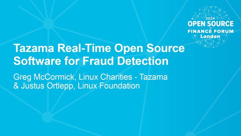 Justus Ortlepp on LinkedIn: Tazama Real-Time Open Source Software for ... Justus Ortlepp on LinkedIn: Tazama Real-Time Open Source Software for ...