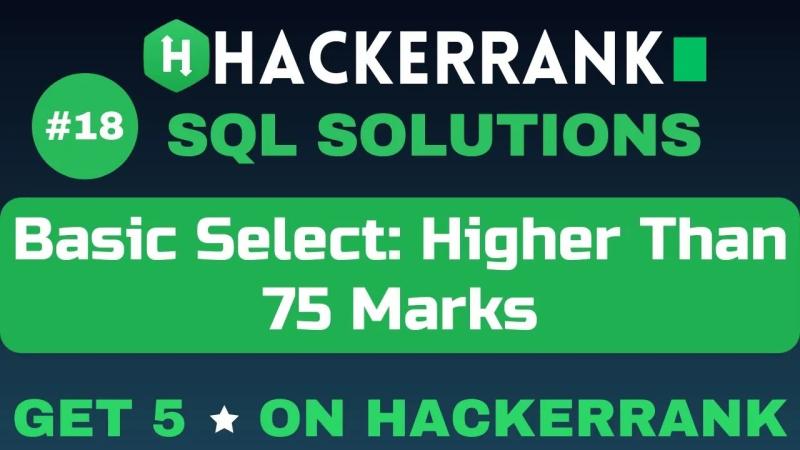 SQL Excel Tutorials on LinkedIn: Higher Than 75 Marks | SQL SOLUTIONS ... SQL Excel Tutorials on LinkedIn: Higher Than 75 Marks | SQL SOLUTIONS ...