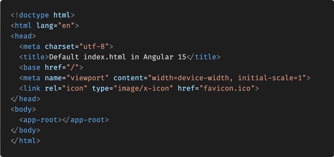 Alejandro Cuba Ruiz on LinkedIn: Revising the index.html file in Angular Alejandro Cuba Ruiz on LinkedIn: Revising the index.html file in Angular