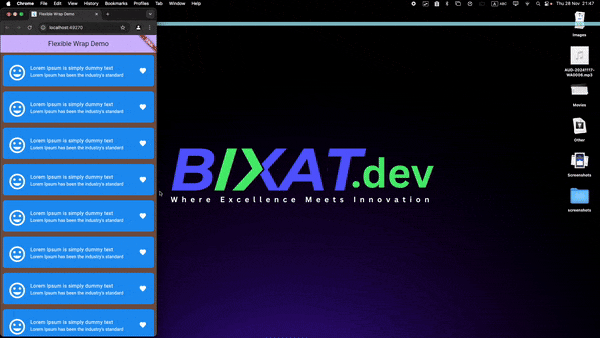 Bixat.dev on LinkedIn: Introducing FlexibleWrap: A New Way to Design ... Bixat.dev on LinkedIn: Introducing FlexibleWrap: A New Way to Design ...
