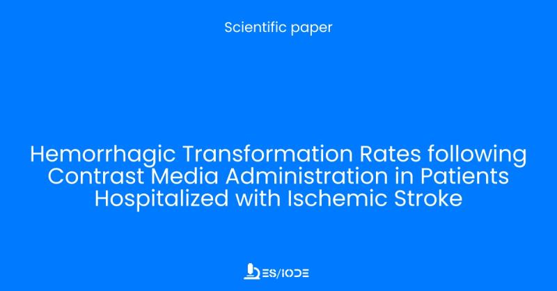 es/iode on LinkedIn: Scientific research : Hemorrhagic Transformation ... es/iode on LinkedIn: Scientific research : Hemorrhagic Transformation ...