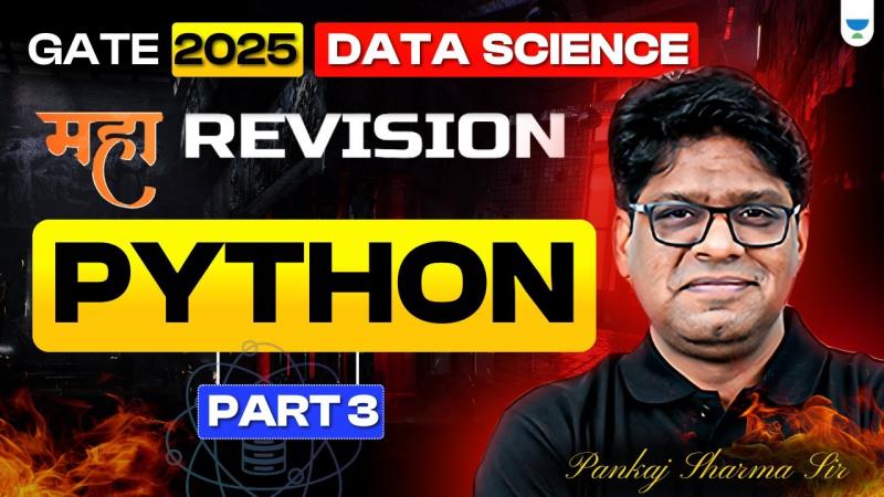 Rahul Sir on LinkedIn: GATE 2025 Data Science | Python Part 3 | Maha ... Rahul Sir on LinkedIn: GATE 2025 Data Science | Python Part 3 | Maha ...