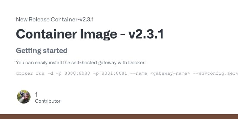 Simon Kurtz on LinkedIn: Release Container Image - v2.3.1 · Azure/api ... Simon Kurtz on LinkedIn: Release Container Image - v2.3.1 · Azure/api ...