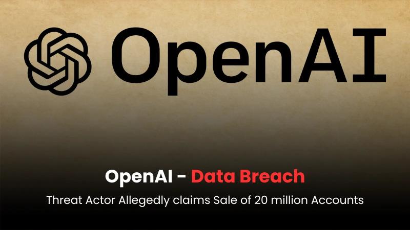 OpenAI Data Breach: Threat Actor Allegedly Claims 20 Million Logins for ... OpenAI Data Breach: Threat Actor Allegedly Claims 20 Million Logins for ...