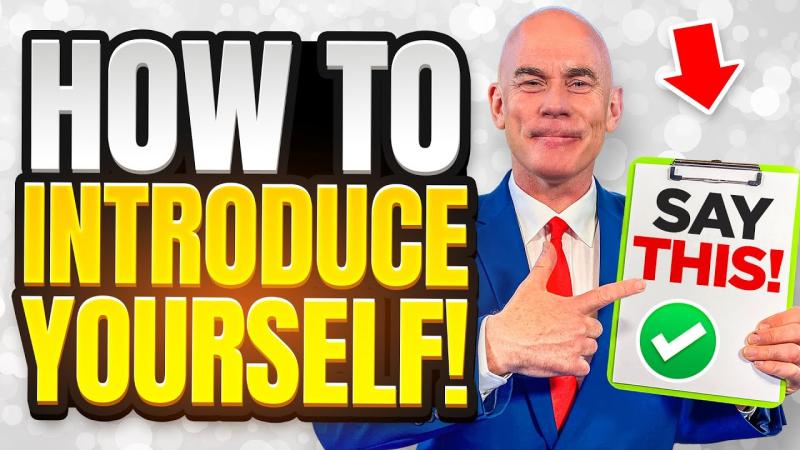 Richard McMunn on LinkedIn: HOW TO INTRODUCE YOURSELF IN A JOB ... Richard McMunn on LinkedIn: HOW TO INTRODUCE YOURSELF IN A JOB ...