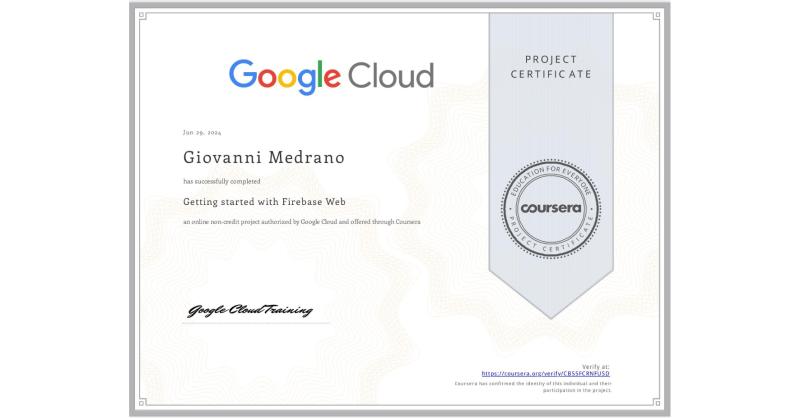 Giovanni Medrano on LinkedIn: Completion Certificate for Getting ... Giovanni Medrano on LinkedIn: Completion Certificate for Getting ...