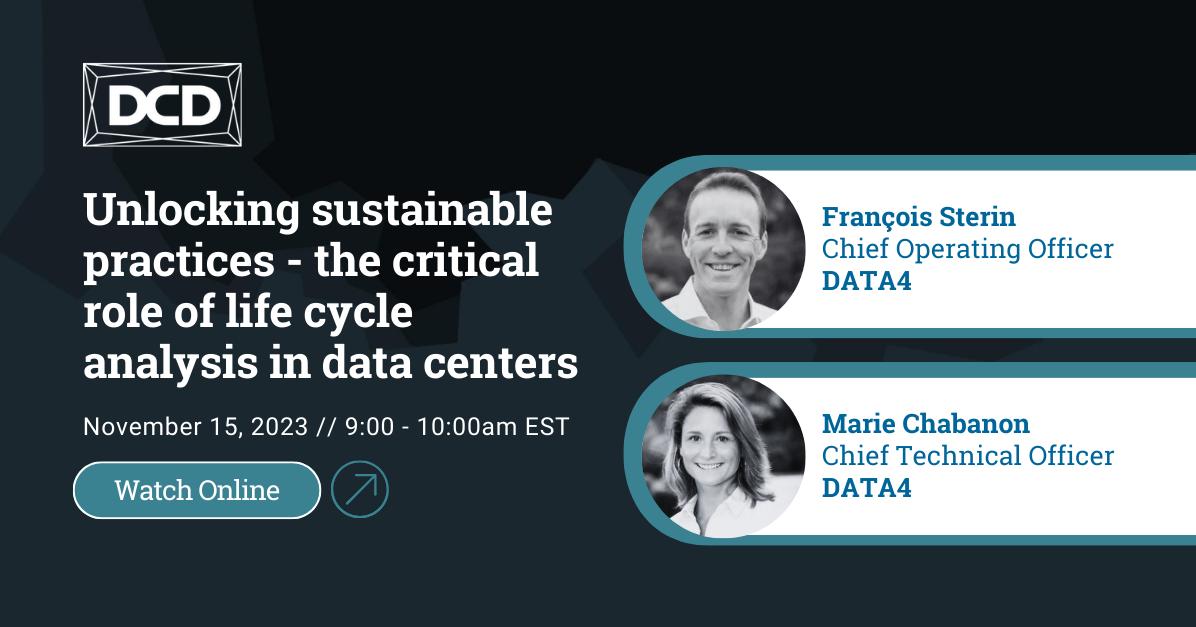 Data4 Group on LinkedIn: Fireside Chat: Unlocking sustainable practices ... Data4 Group on LinkedIn: Fireside Chat: Unlocking sustainable practices ...