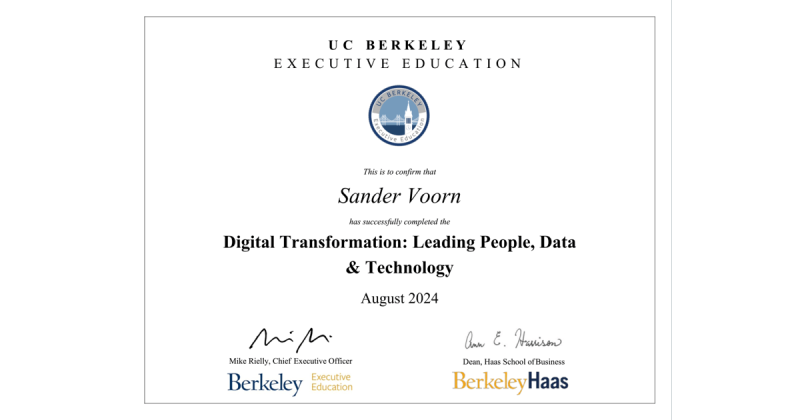 Sander Voorn on LinkedIn: Digital Transformation: Leading People, Data ... Sander Voorn on LinkedIn: Digital Transformation: Leading People, Data ...