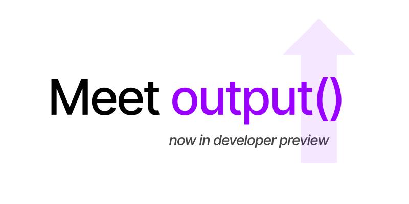 Gergely Szerovay on LinkedIn: Meet Angular’s new output() API Gergely Szerovay on LinkedIn: Meet Angular’s new output() API