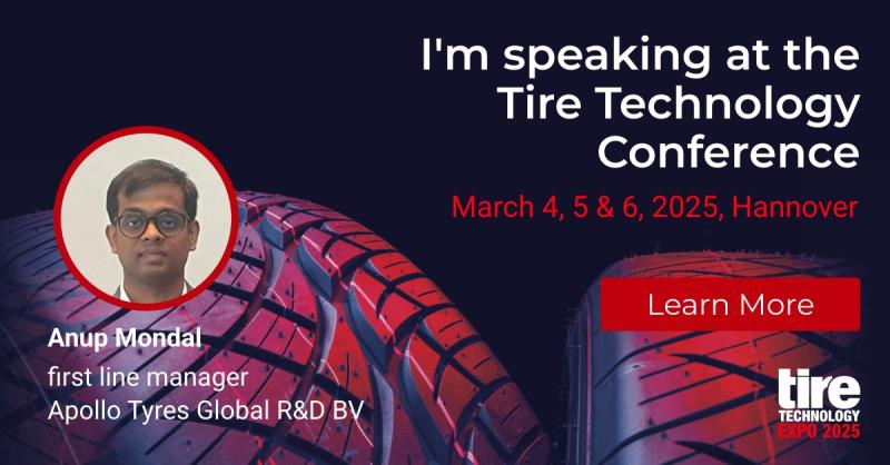 I'm speaking at Tire Technology Expo 2025 , join me | Anup Mondal I'm speaking at Tire Technology Expo 2025 , join me | Anup Mondal