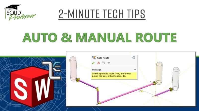 Automatic & Manual Pipe Routing in SOLIDWORKS | Jacob Ames Automatic & Manual Pipe Routing in SOLIDWORKS | Jacob Ames