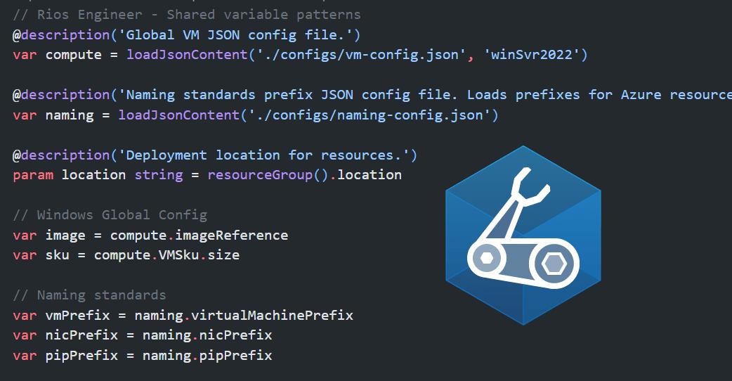 Dan Rios on LinkedIn: Shared variable file patterns with Azure Bicep Dan Rios on LinkedIn: Shared variable file patterns with Azure Bicep