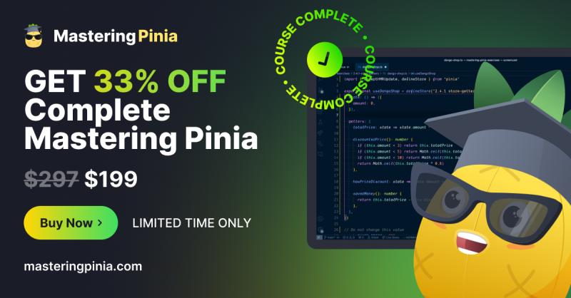 Guilherme Almeida on LinkedIn: Mastering Pinia | Learn from the creator ... Guilherme Almeida on LinkedIn: Mastering Pinia | Learn from the creator ...