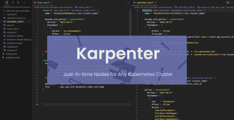 Darryl R. on LinkedIn: Karpenter Setup on Existing EKS cluster Darryl R. on LinkedIn: Karpenter Setup on Existing EKS cluster