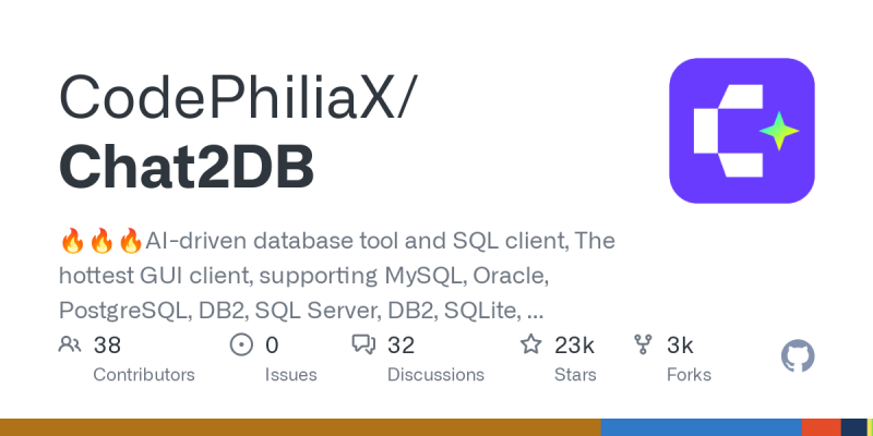 Tâm Lê on LinkedIn: GitHub - CodePhiliaX/Chat2DB: 🔥🔥🔥AI-driven database ... Tâm Lê on LinkedIn: GitHub - CodePhiliaX/Chat2DB: 🔥🔥🔥AI-driven database ...
