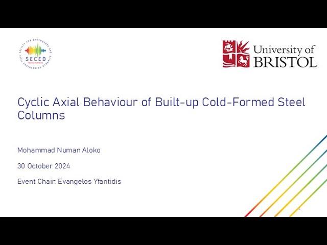 SECED - Society for Earthquake and Civil Engineering Dynamics on ... SECED - Society for Earthquake and Civil Engineering Dynamics on ...