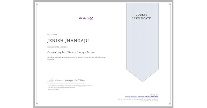 Jenish Jhangaju on LinkedIn: Completion Certificate for Connecting for ... Jenish Jhangaju on LinkedIn: Completion Certificate for Connecting for ...