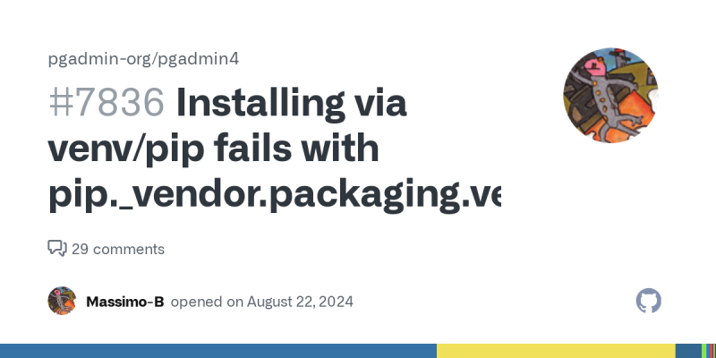 Sylvain Caballero on LinkedIn: Installing via venv/pip fails with… Sylvain Caballero on LinkedIn: Installing via venv/pip fails with…