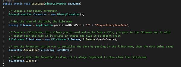 Dev Log 145: Serializing Data Using Binary Formatter | Kenny Pruitt Dev Log 145: Serializing Data Using Binary Formatter | Kenny Pruitt