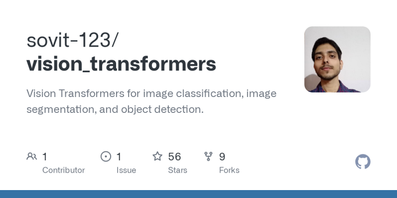 Sovit Ranjan Rath on LinkedIn: GitHub - sovit-123/vision_transformers ... Sovit Ranjan Rath on LinkedIn: GitHub - sovit-123/vision_transformers ...