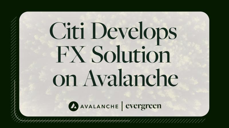 AvaCloud on LinkedIn: Avalanche Supports Citi FX Solution Under Project ... AvaCloud on LinkedIn: Avalanche Supports Citi FX Solution Under Project ...