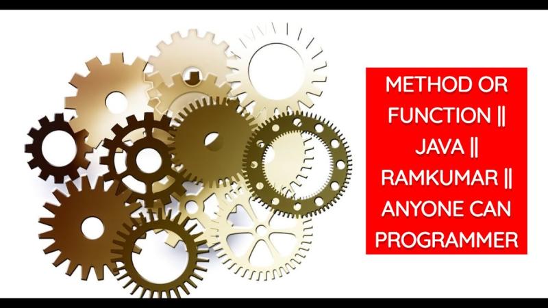 Learn methods and functions in Java | RAMKUMAR K posted on the topic ... Learn methods and functions in Java | RAMKUMAR K posted on the topic ...