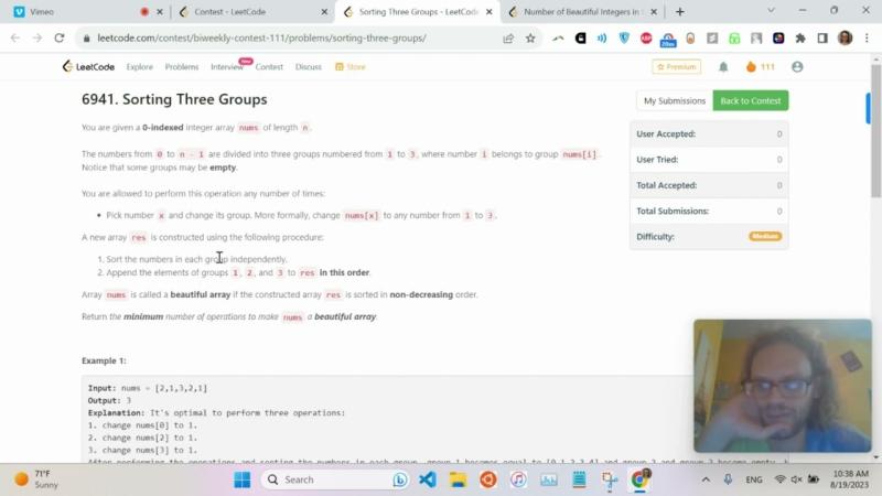 Daniel Kalla🔸 on LinkedIn: Biweekly LeetCode Contest 111 Daniel Kalla🔸 on LinkedIn: Biweekly LeetCode Contest 111