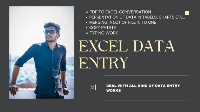 Ajith_kumar_18: I will do data entry in ms excel, and others works in ... Ajith_kumar_18: I will do data entry in ms excel, and others works in ...