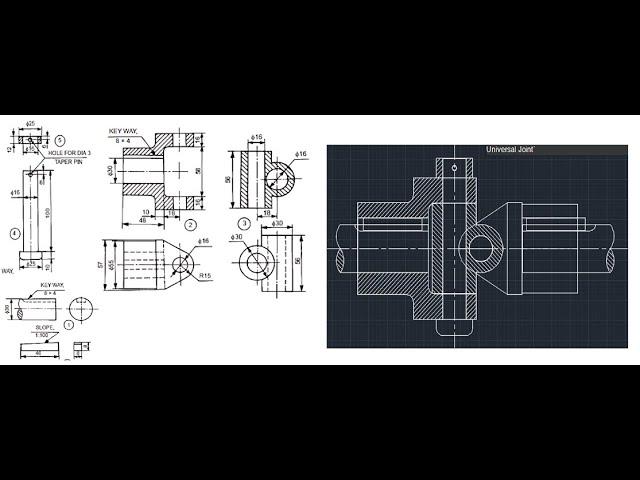 Harish Jayaraj P on LinkedIn: Universal Joint | AutoCAD | Step by Step ... Harish Jayaraj P on LinkedIn: Universal Joint | AutoCAD | Step by Step ...
