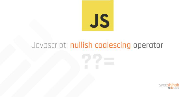 Sadik Shahriar on LinkedIn: JS Tips: nullish coalescing operator Sadik Shahriar on LinkedIn: JS Tips: nullish coalescing operator