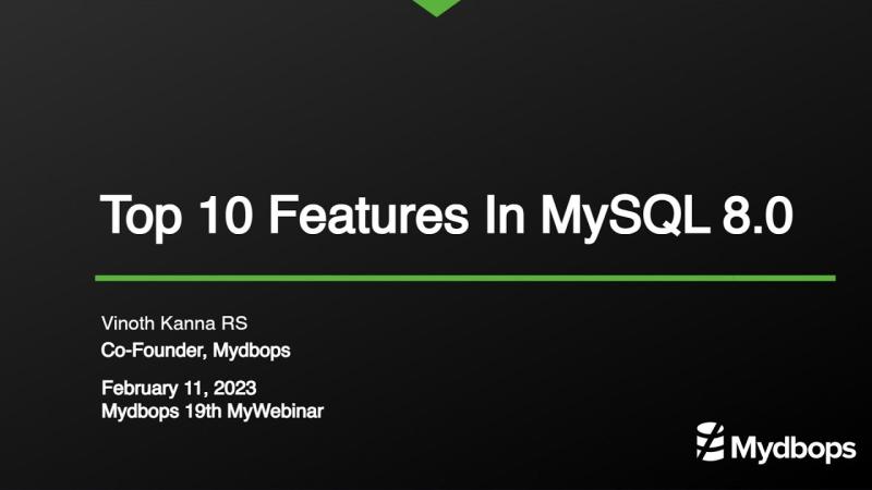 Karthik .P.R on LinkedIn: Mastering MySQL 8.0: Explore the Unmatched ... Karthik .P.R on LinkedIn: Mastering MySQL 8.0: Explore the Unmatched ...