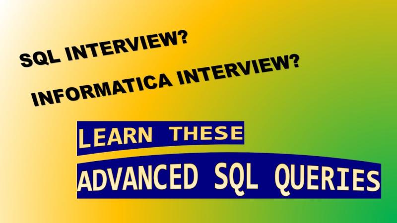 Advanced SQL queries asked in interviews | SQL interview questions for ... Advanced SQL queries asked in interviews | SQL interview questions for ...