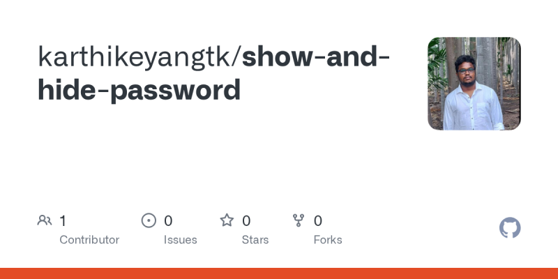 Karthikeyan Ganesh sankar on LinkedIn: GitHub - karthikeyangtk/show-and ... Karthikeyan Ganesh sankar on LinkedIn: GitHub - karthikeyangtk/show-and ...