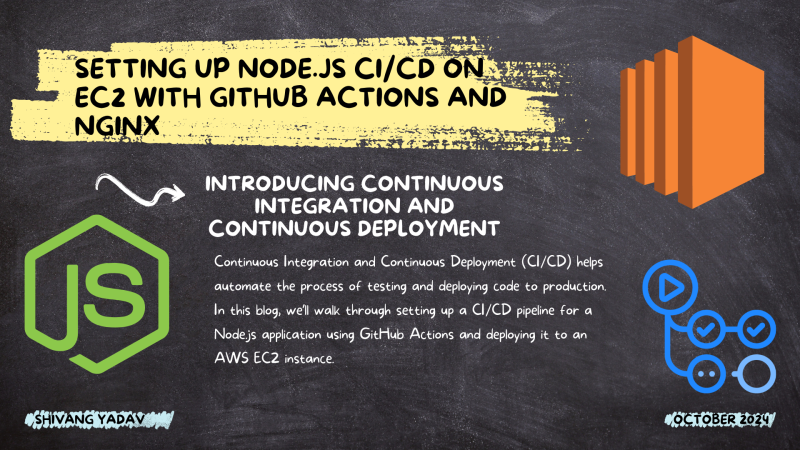 Shivang Yadav on LinkedIn: Setting Up CI/CD for Node.js on EC2 with ... Shivang Yadav on LinkedIn: Setting Up CI/CD for Node.js on EC2 with ...