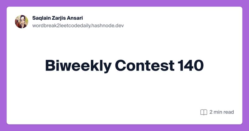 Saqlain Zarjis Ansari on LinkedIn: Leetcode Saqlain Zarjis Ansari on LinkedIn: Leetcode