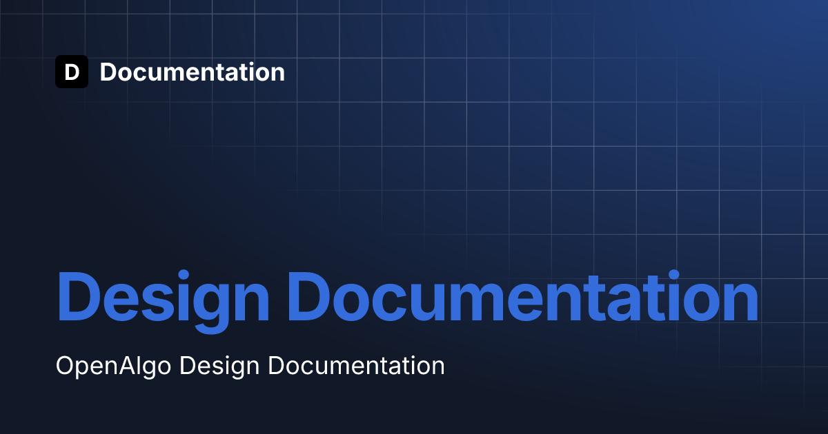 Design Documentation | Documentation | OpenAlgo Design Documentation | Documentation | OpenAlgo