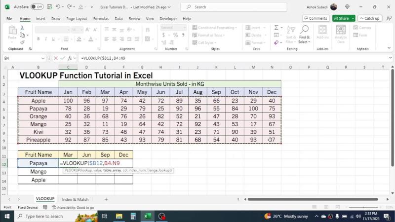 Learn Microsoft Excel on LinkedIn: VLOOKUP Function Tutorial in Excel Learn Microsoft Excel on LinkedIn: VLOOKUP Function Tutorial in Excel
