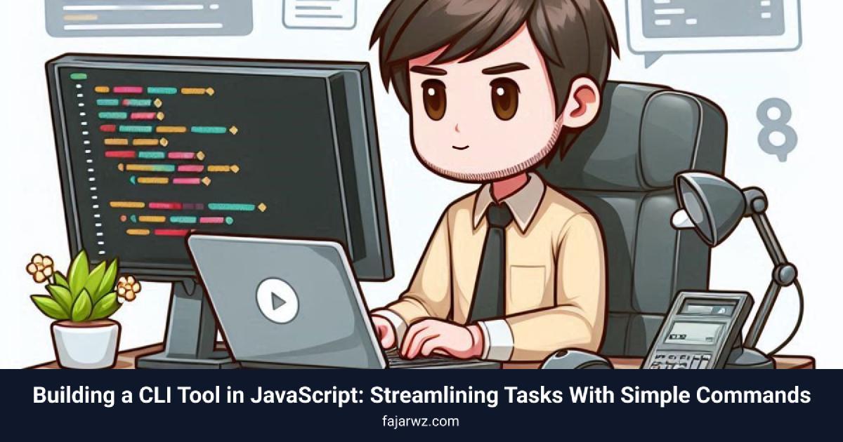 Building a CLI Tool in JavaScript: Streamlining Tasks With Simple ... Building a CLI Tool in JavaScript: Streamlining Tasks With Simple ...