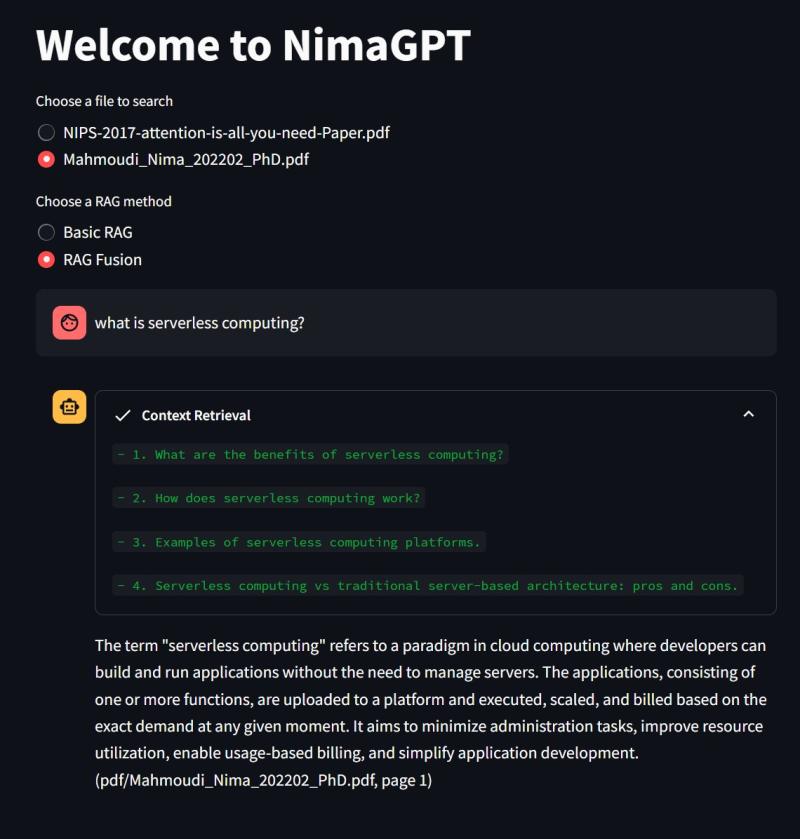 Nima Mahmoudi, Ph.D. on LinkedIn: Building RAG-Based Chatbots Part 4 ... Nima Mahmoudi, Ph.D. on LinkedIn: Building RAG-Based Chatbots Part 4 ...